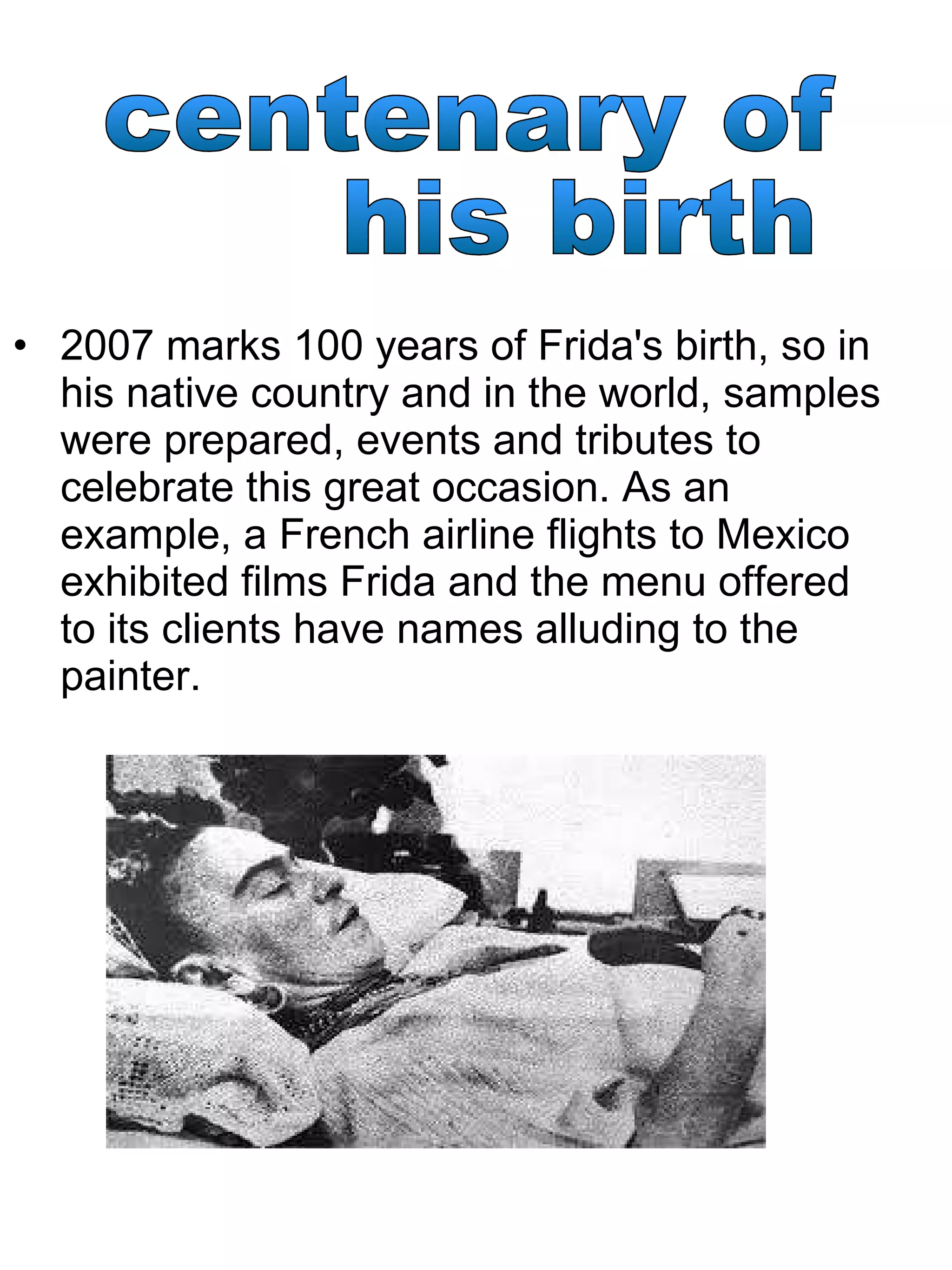 Frida kahlo, by Anthony, John, Virginia and Gonzalo | PDF