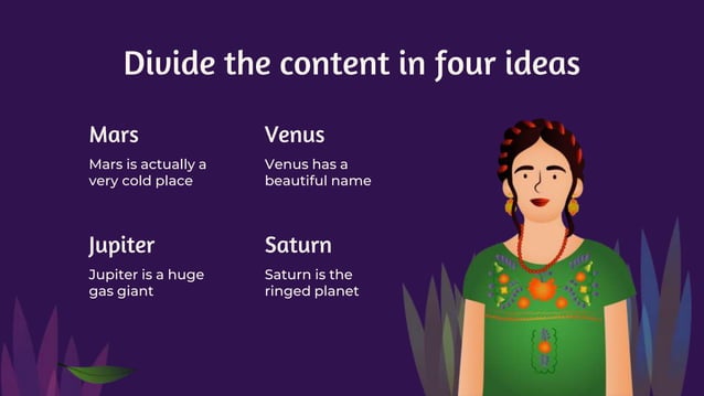 Frida Kahlo by Slidesgo presentation template .pptx | Geography | Science