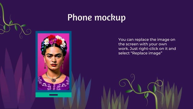 Frida Kahlo by Slidesgo presentation template .pptx | Geography | Science