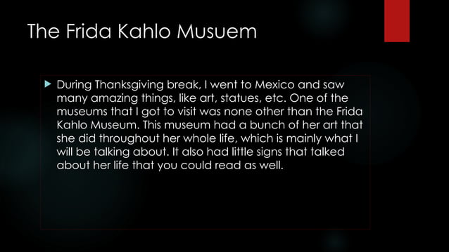 Frida Kahlo museum Event Presentation by Armando Segura | PPTX