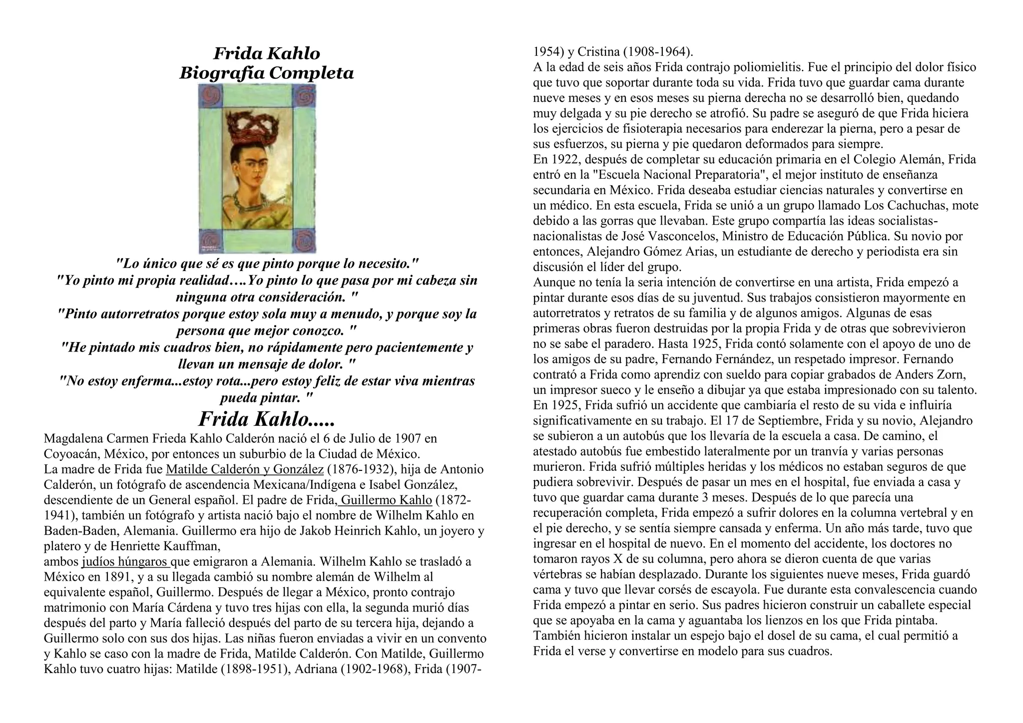 Frida Kahlo Biografia Completa com atividades.docx