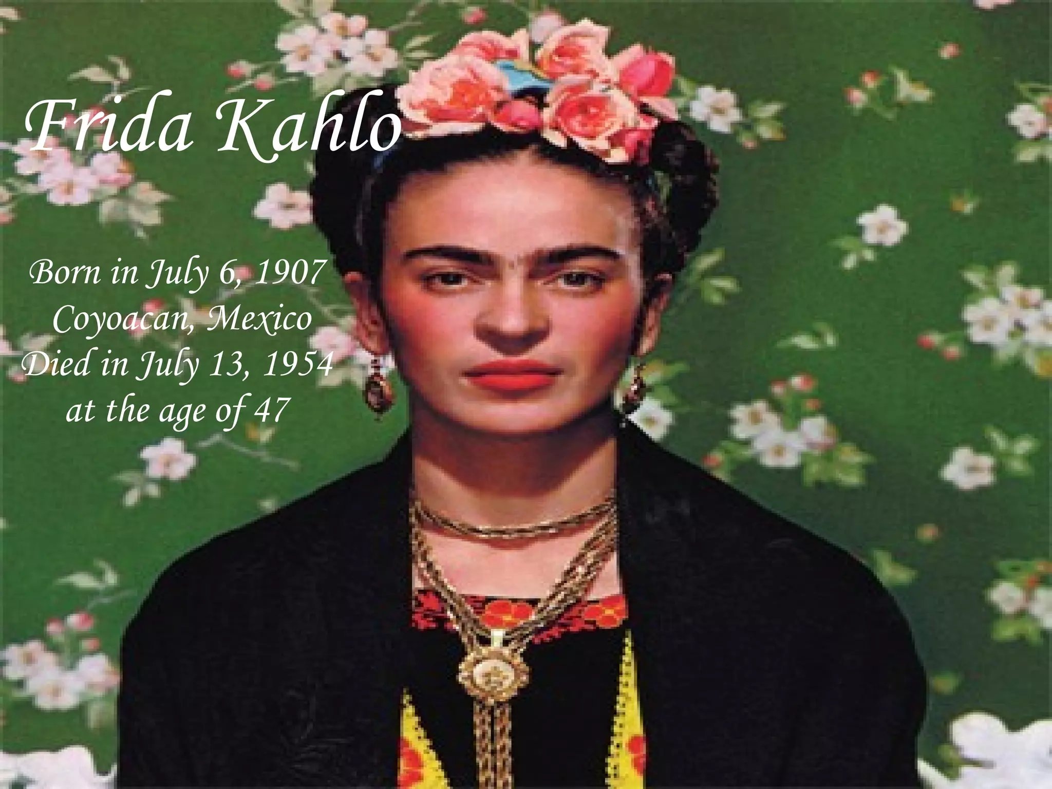 Frida kahlo presentation | PPT