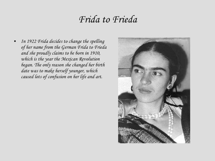 Frida kahlo presentation