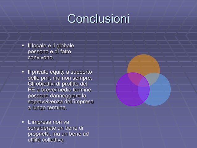 "Private Equity: alla ricerca di un partner finanziario per andare ...