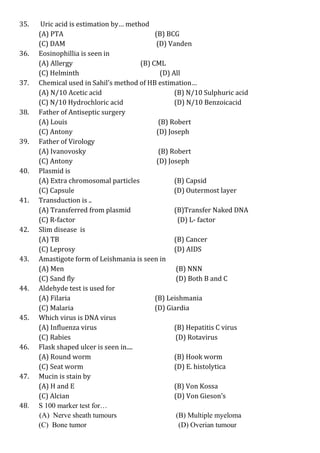 Mcq Laboratory medicine.... | PDF