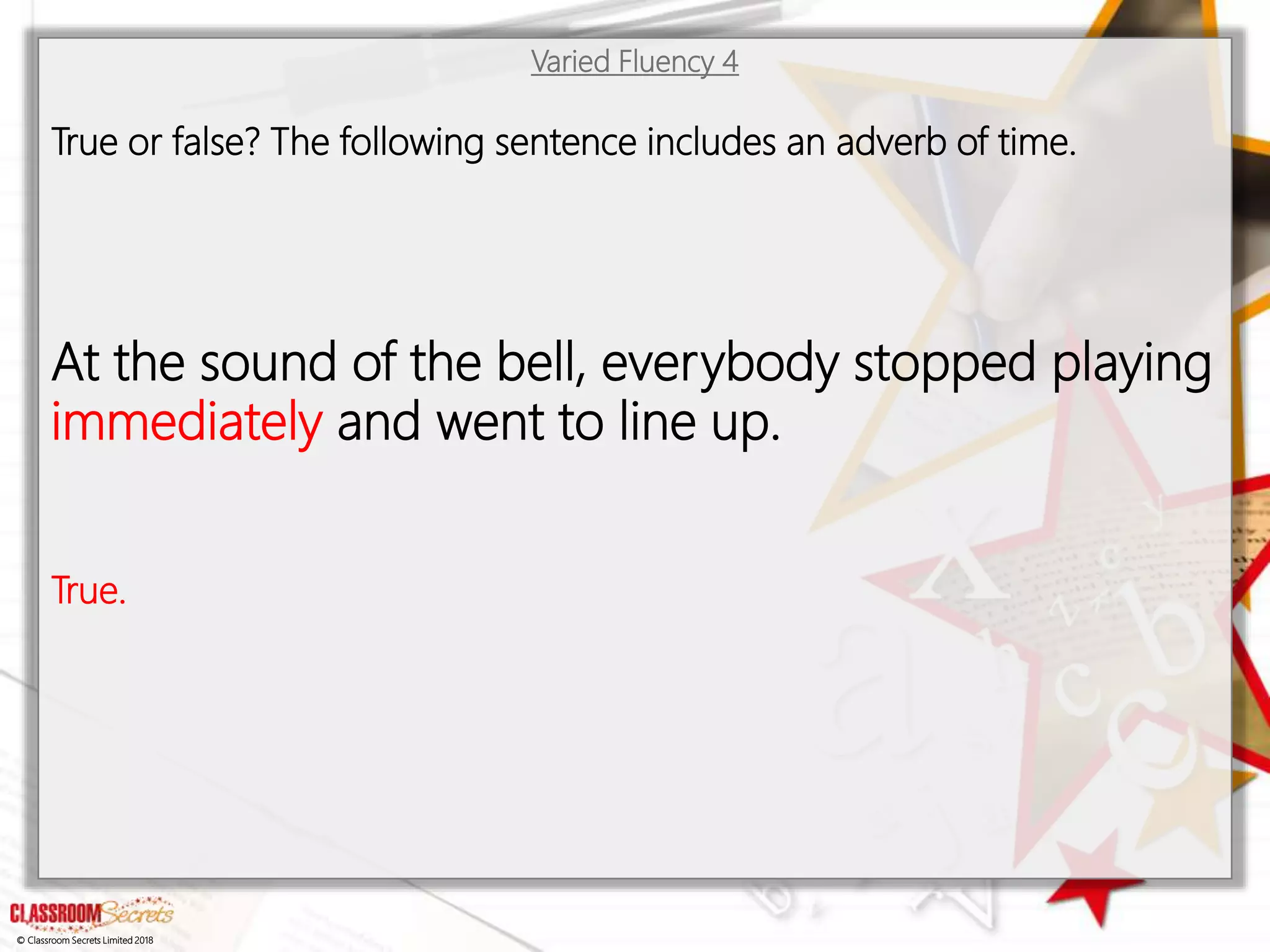 ADVERBS OF TIME | PPTX