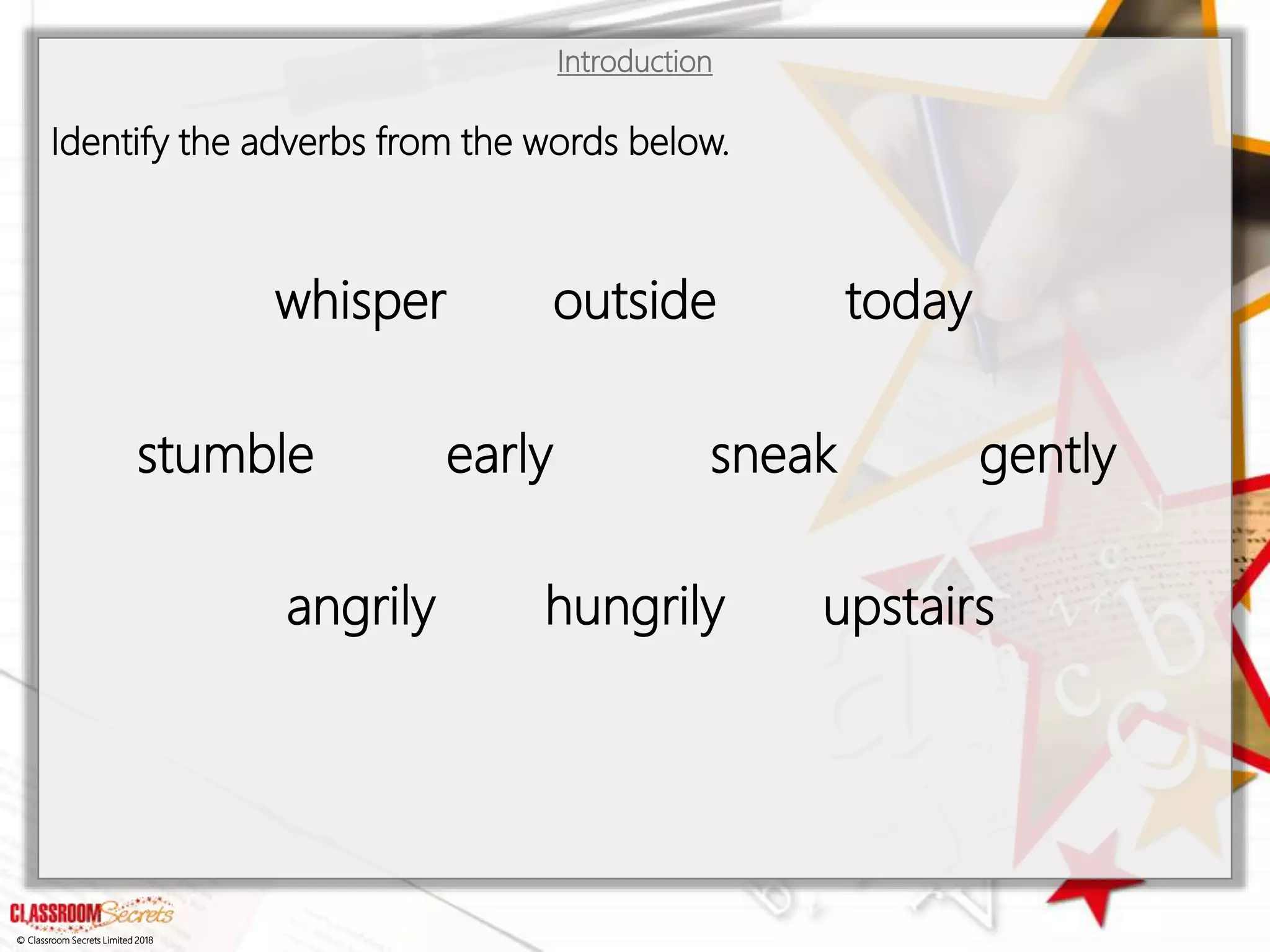 ADVERBS OF TIME | PPTX