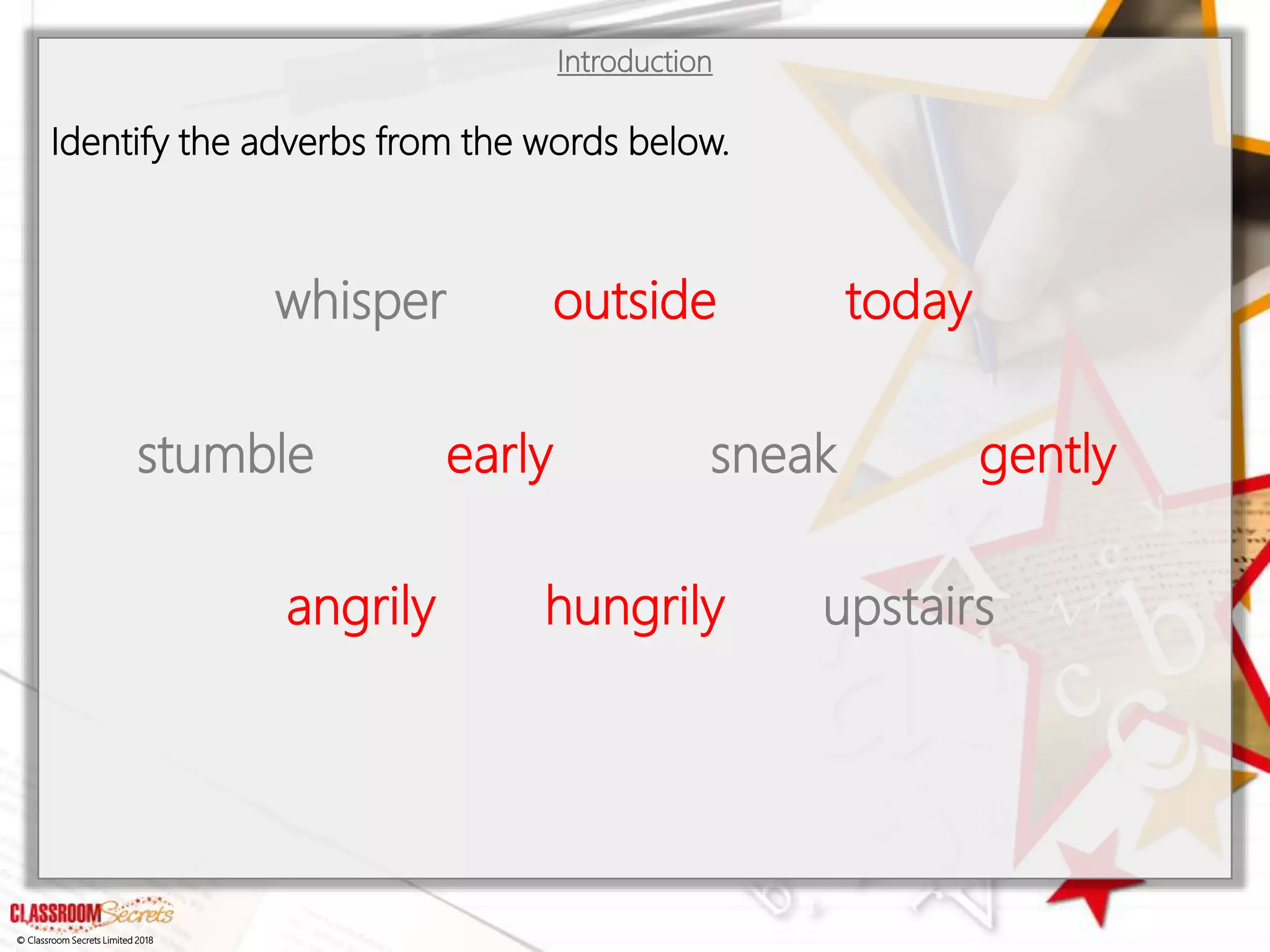 ADVERBS OF TIME | PPTX