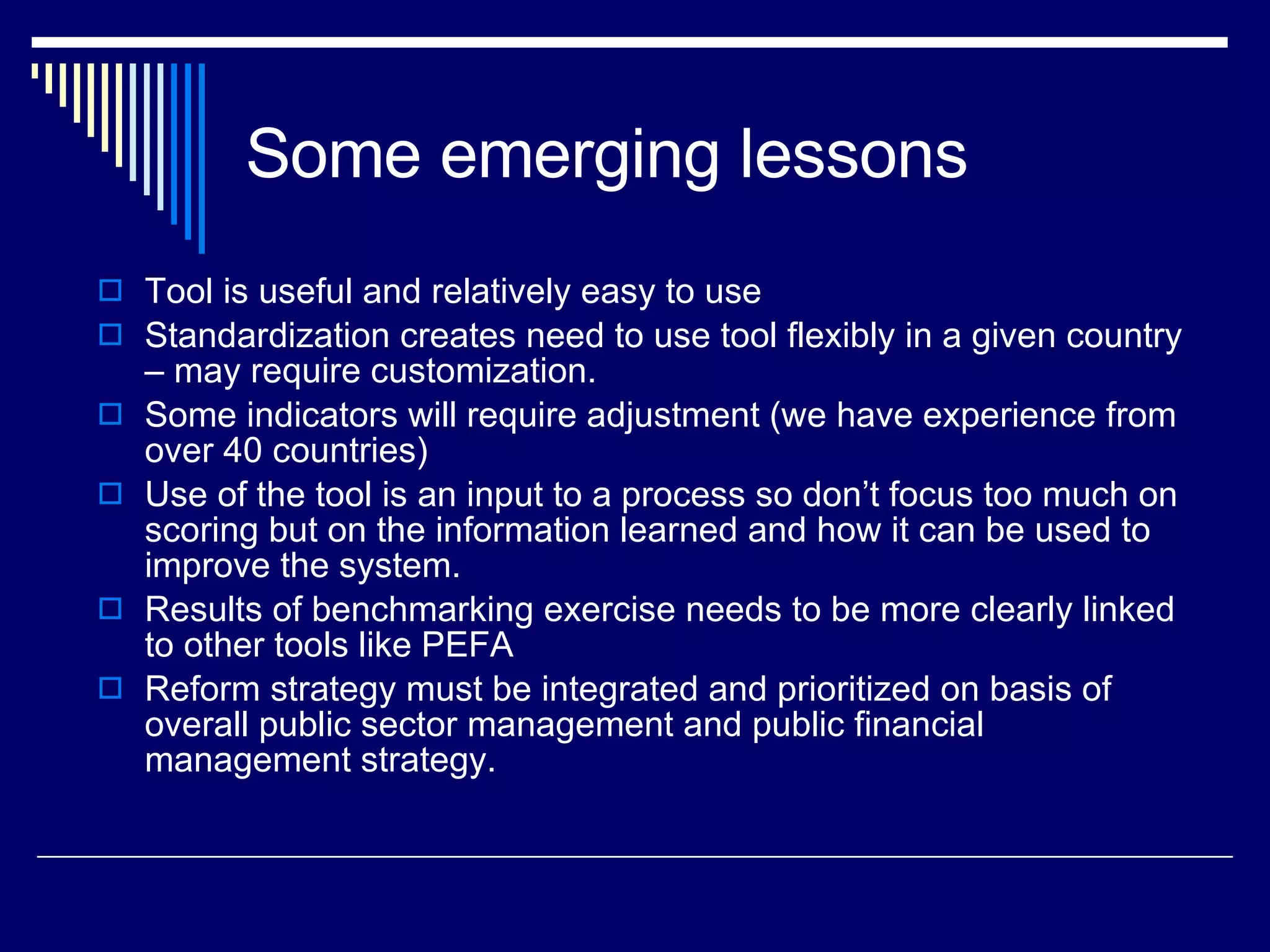 Overview of the application of the OECD/DAC Procurement Assessment Tool ...