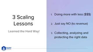3 Scaling Lessons Learned the Hard Way with DuploCloud | PPT