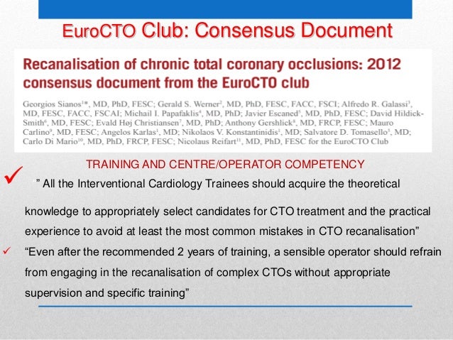 Friday 1145 Di mario - how to set up a cto program in a cath lab