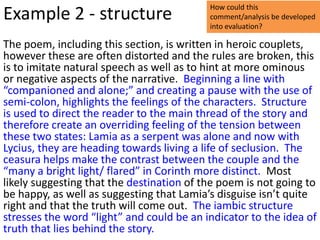 Friday 8th march close textual analysis | PPT