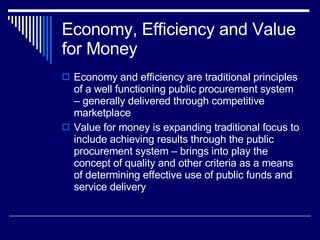 Friday 915 Public Procurement Reforms Bigart | PPT