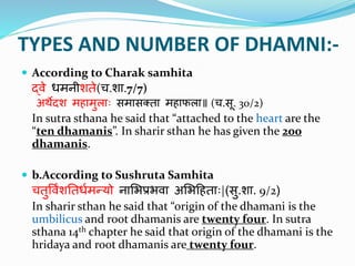 ayurveda-sira dhamni srotas | PPTX
