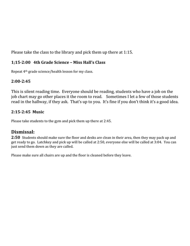 Friday lesson plan 1 | DOCX