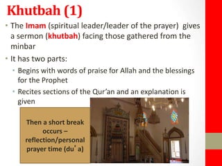 Friday prayer at the mosque.adapted | PPT