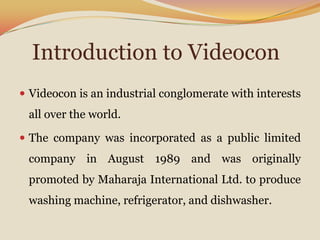 Fridge manufacturing in videocon | PPTX