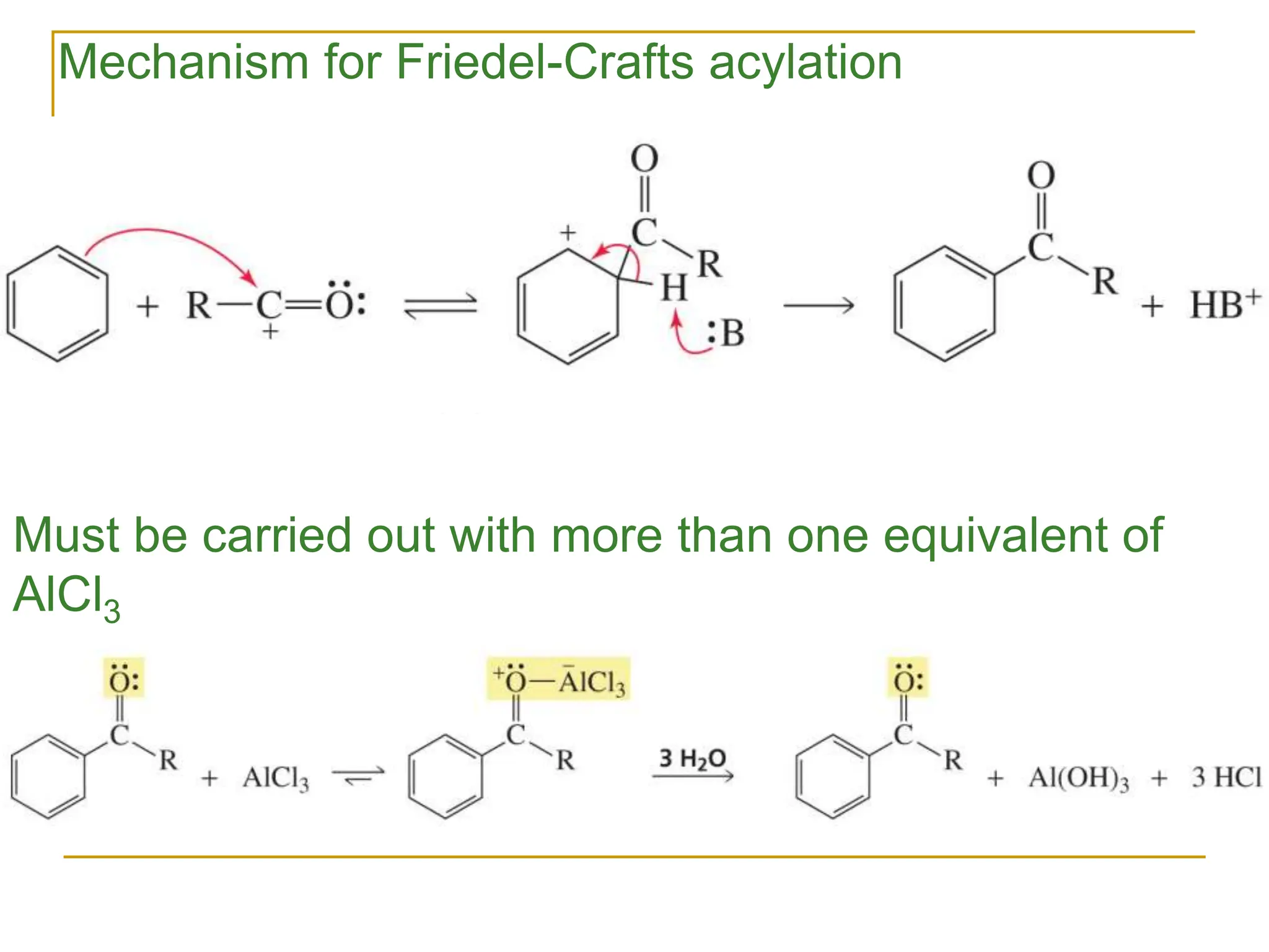 Friedel-Craft's Reaction Reactions of aromatic Compounds | PPT