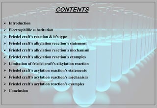 Friedel craft reaction | PPTX