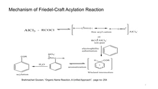 Friedel craft reaction | PPTX