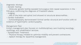 Friedreich Ataxia - A short presentation | PPTX | Physical Therapy ...