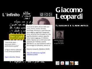 Il Sublime e il Romantico | PPS