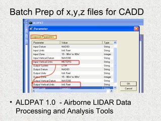 Friedrich - LiDAR CADD Engr. Design | PPT