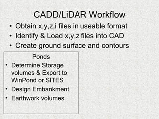 Friedrich - LiDAR CADD Engr. Design | PPT