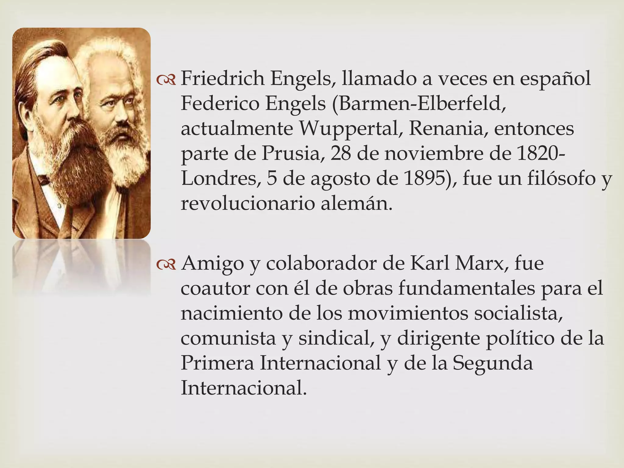 Friedrich engels | PPT