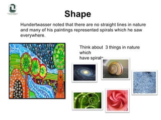 Friedrich Hundertwasser: the artist of the shaped trees | PPT