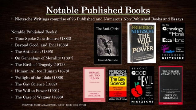 Nietzsche's Philosophies | PPTX
