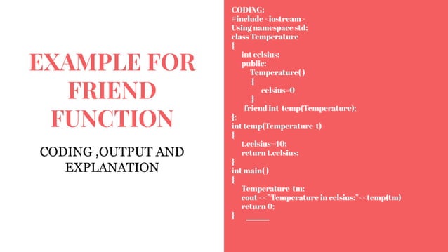 Friend function in c++ | PDF