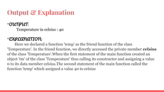 Friend function in c++ | PDF