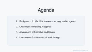 Accelerate AI Agents with Multimodal RAG powered by Friendli Endpoints and Milvus | PPT