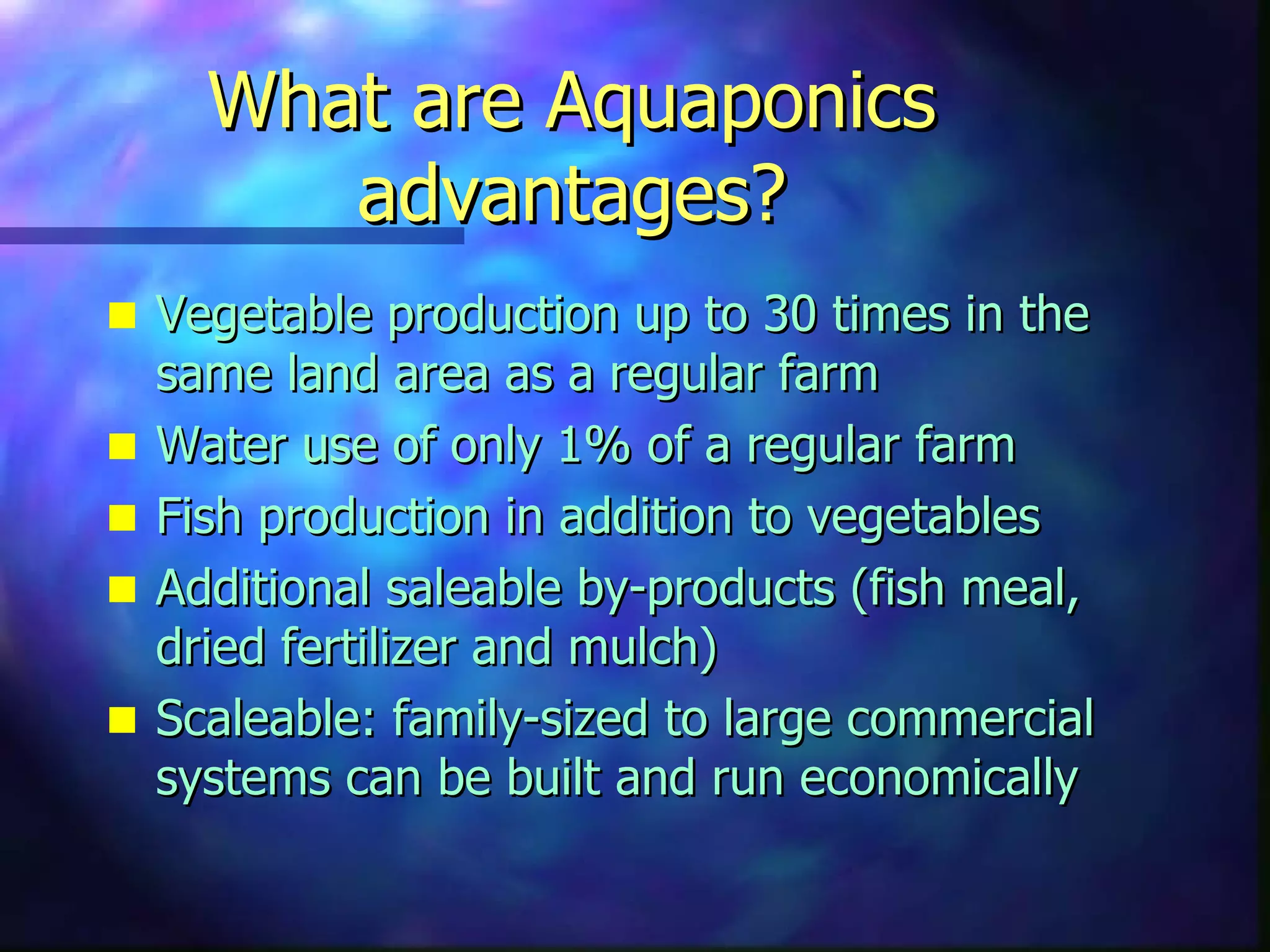 Friendly Aquaponics: the basics of the system | PPT