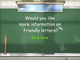 Friendly Letter | PPT