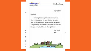 The Friendly Letter- for grade seven English | PPTX