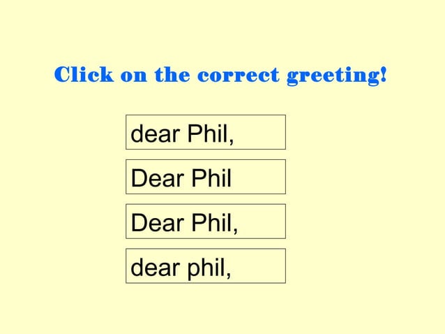 Friendly Letter Slideshow | PPT