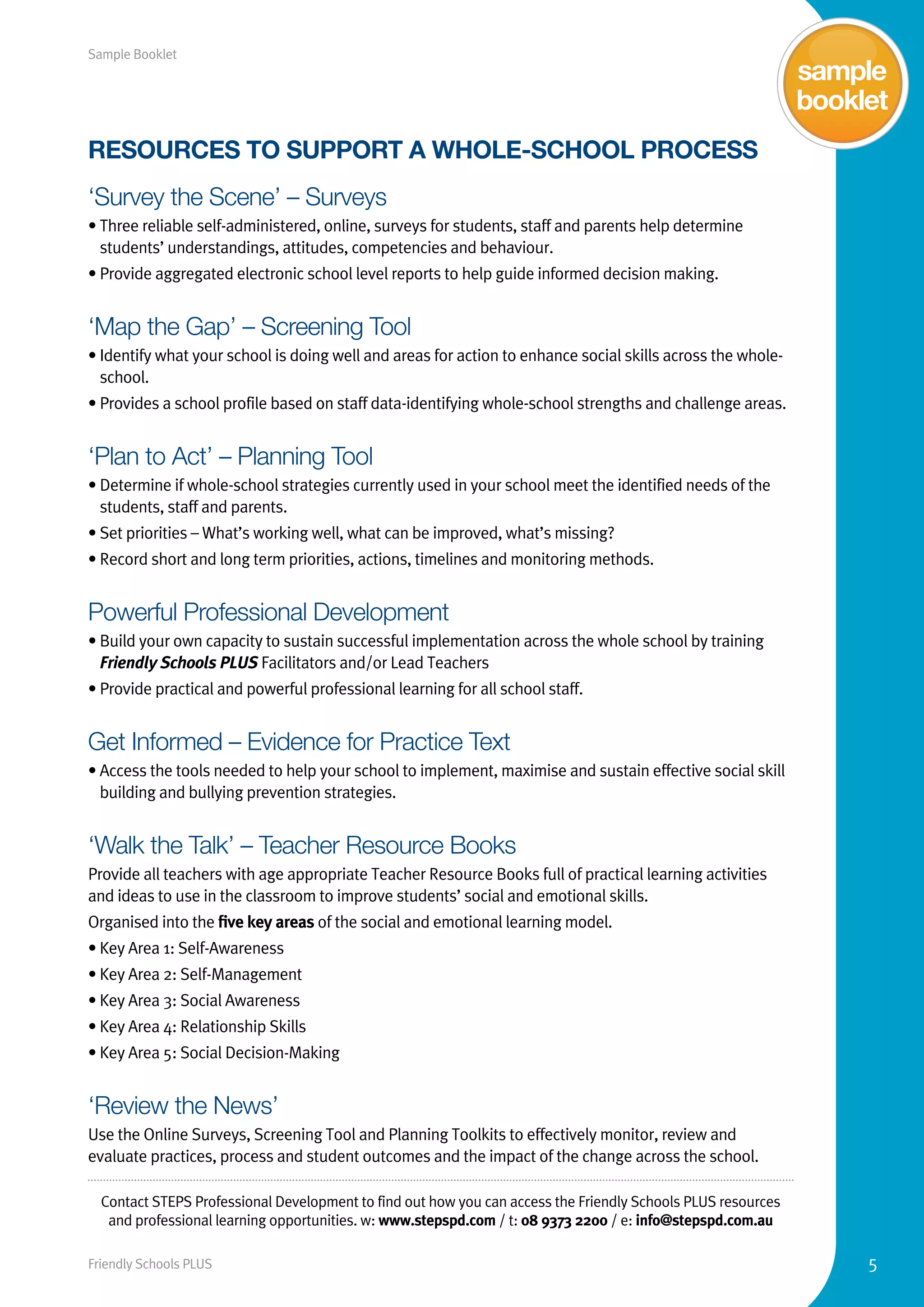 Friendly schools plus 16pp sample booklet a4 covers v1 small for e copy ...