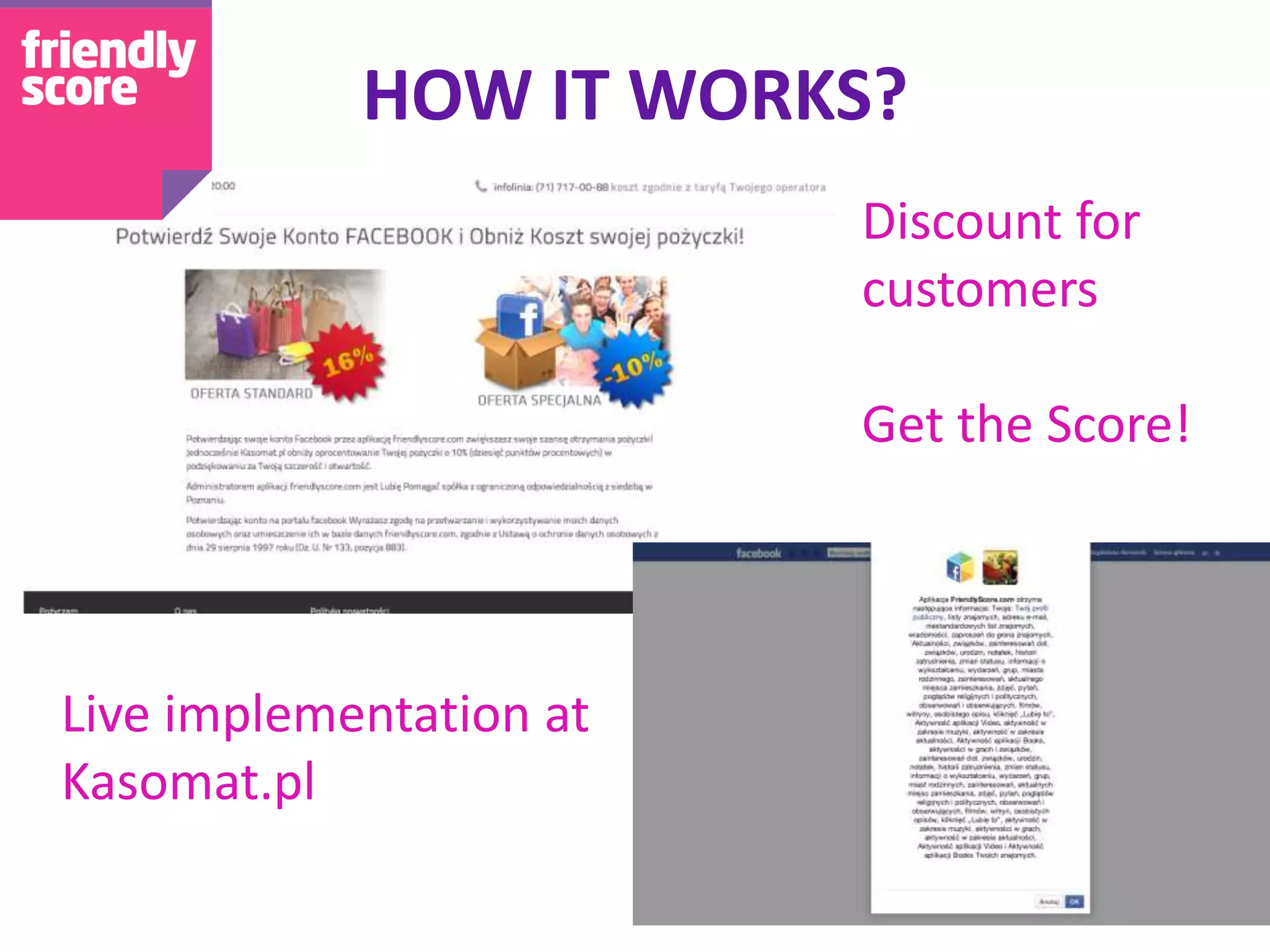 Friendly Score pitch | PPT