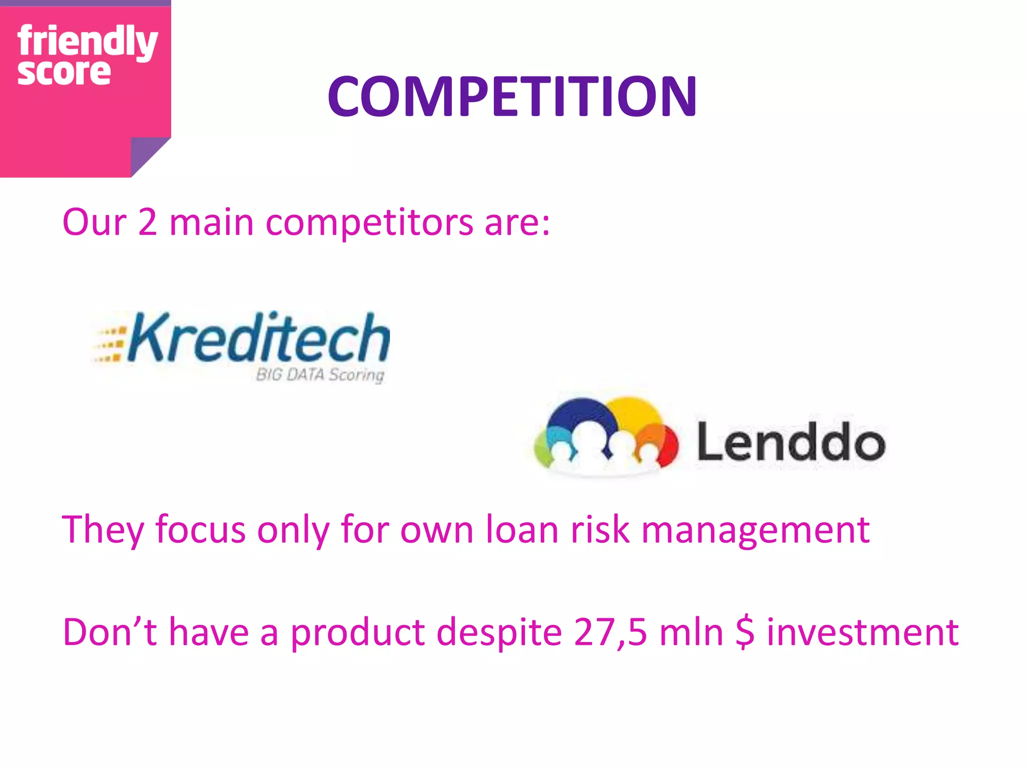 Friendly Score pitch | PPT