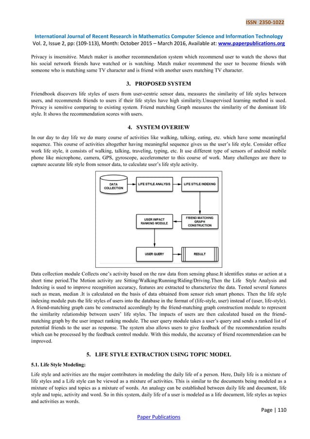 Friend Recommendation on Social Network Site Based on Their Life Style ...