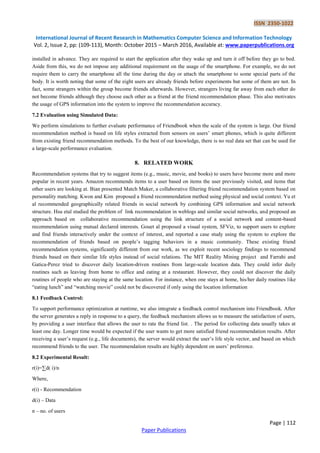 Friend Recommendation on Social Network Site Based on Their Life Style | PDF