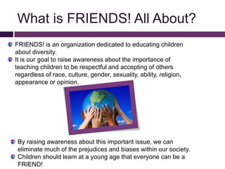 FRIENDS! Educating Children About Diversity | PPTX