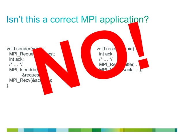 Friends don't let friends leak MPI_Requests | PPT