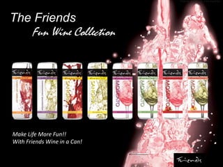 Friends Fun Wine Presentation | PPTX