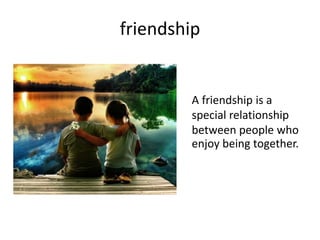 Friends and family | PPTX