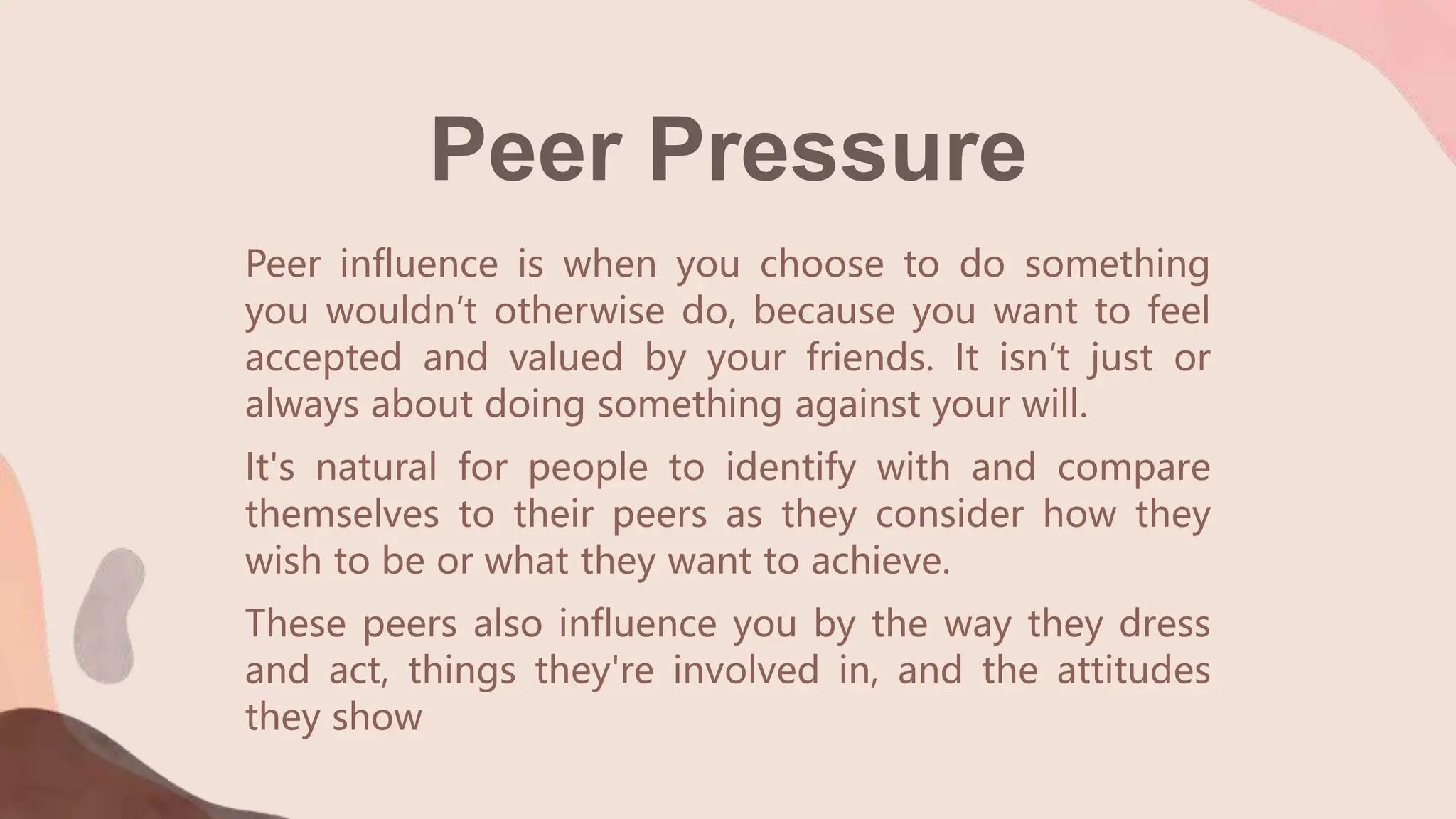 Friends and Peer pressure and how can be improved.pptx | Parenting ...