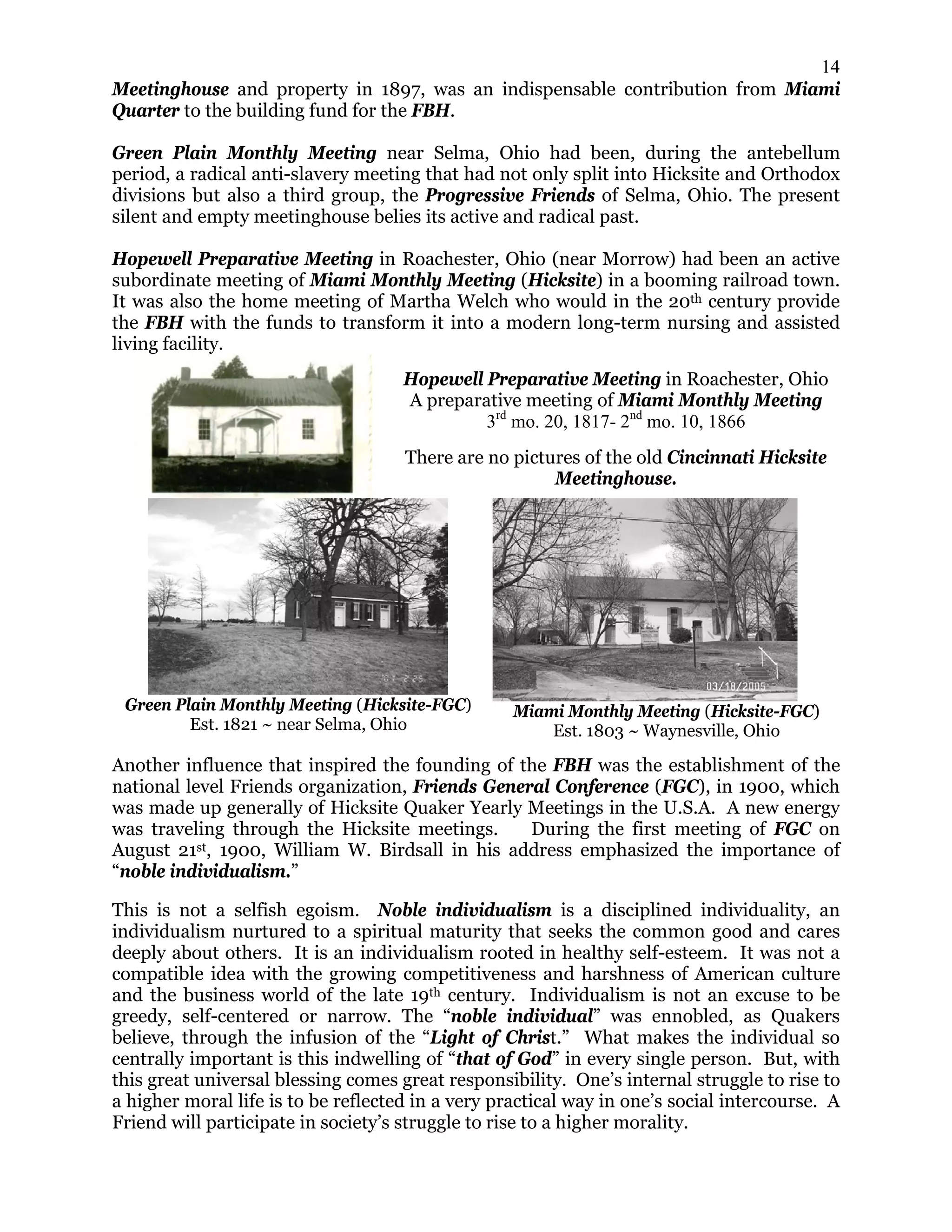 Friends boarding home research history of giving quaker heights | PDF