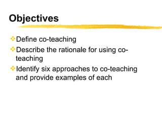 Friend's co teaching model | PPT | Education industry | Industries